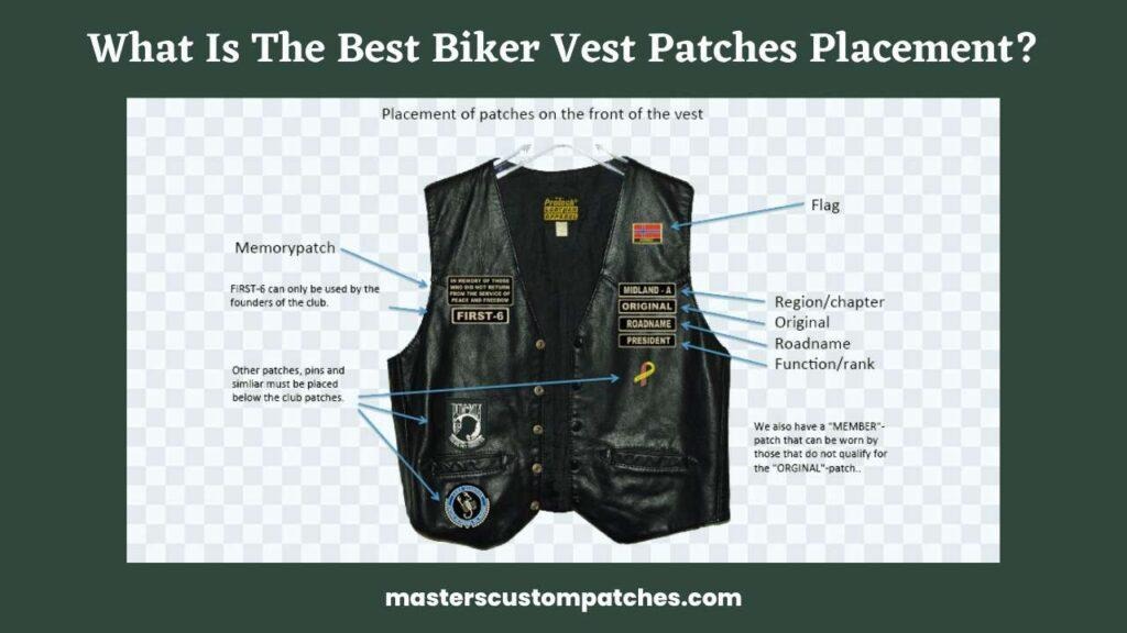 What Is The Best Biker Vest Patches Placement?